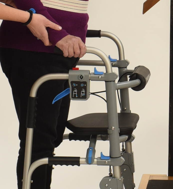 How does StairAssist Walker adjust to user's height?